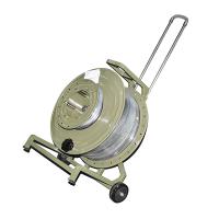 China outdoor patch cord IP68 MPO LC with metal fiber optic cable reel for sale
