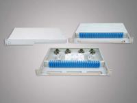 China Stainless Steel Fiber Optic Terminal Box Rack Mounting With 19'' Standard Structure for sale