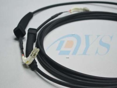 China LC Multimode Optical Fiber Connectors With Outdoor Cable & 90 Degree Boot for sale