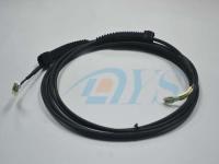 China LC Multimode Optical Fiber Connectors With Outdoor Cable & 90 Degree Boot for sale
