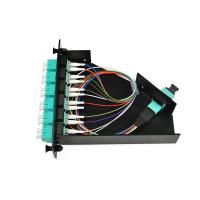 China High Density 2U 144 Port MPO / MTP Fiber Optic Patch Panels Rack Mount RoHS Compliant for sale