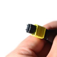 China 12 Fiber 24 Fiber Female Fiber Optic Cable MTP MPO Loopback 3.0mm Cable Diameter for sale