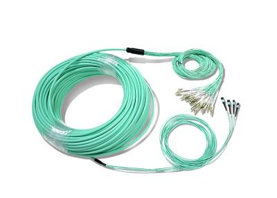 China Data Center MTP - LC Duplex 48 Cores Optical MPO Patch Cord Equipment With MPO / MTP Interface for sale