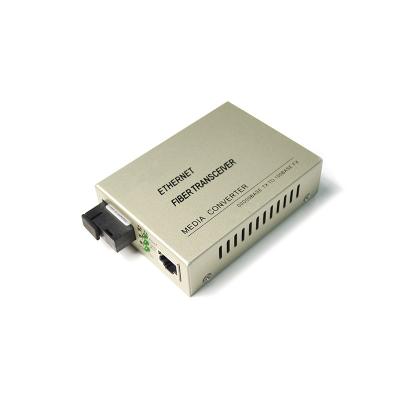 China SFP LC SC Fast Gigabit Optical Fiber Media Converter RJ45 Supporting Flow Control for sale