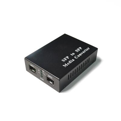 China 10/100/1000M SFP LC SC Fast Gigabit Fiber Optic Media Converter DYS-GAS-2 Media Converter for sale