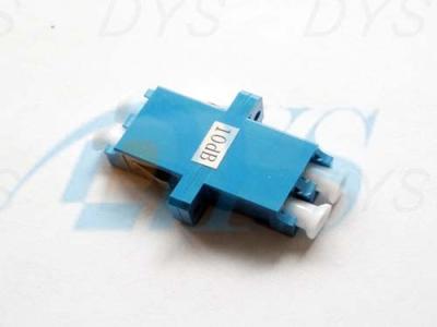 China LC Duplex Fiber Optic Attenuator , Blue / Green / Metal Fiber Optical Fiber Adaptor for sale