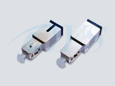China SC Male to Female Fiber Optic Attenuator Blue / Green With Metal Housing for sale