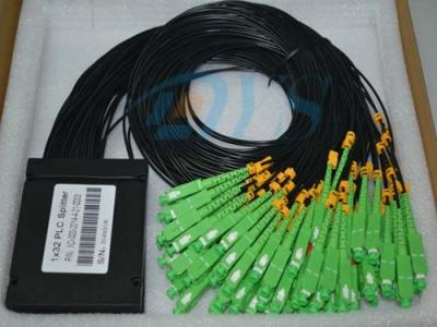 China 1X32 PLC Optical Fiber Splitter 1260nm - 1650nm with SC/APC For Local Access Network for sale
