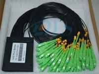 China 1X32 PLC Optical Fiber Splitter 1260nm - 1650nm with SC/APC For Local Access Network for sale