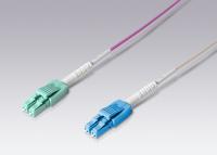 China Fiber Optic Patch Cord Duplex LC Uniboot LSZH Jacket With ISO9001 Certifaction for sale