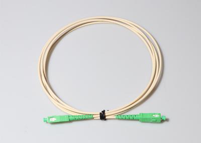China SC/APC-SC/APC ivory white g657a2 optical cable fiber optic patch cord & Pigtail Optical with FC / SC / ST Type for sale