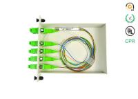 China LGX Splitter Box / PLC Splitter Cassette, 1*8 Fiber Optical PLC Splitter PLC splitter patch panel, 19' rack for sale