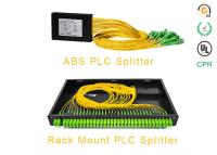 China 1x16 ABS PLC splitter with SC APC connector Optical Fiber Splitter ABS box for sale