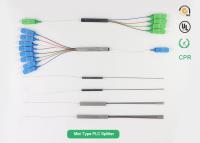 China 1x8 mini type PLC splitter with SC APC connector	Optical Fiber Splitter Networking Wavelength 1260-1650nm for sale