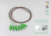 China 1x8 mini type PLC splitter with SC APC connector	Optical Fiber Splitter Networking Wavelength 1260-1650nm for sale