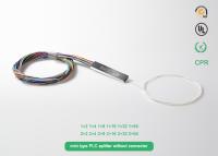 China 1x16 mini type PLC splitter without connector Optical Fiber Splitter passive optical splitter for sale