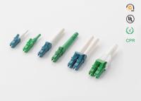 China Assembles SM MM DX SX Low Insertion Loss Value LC Optical Fiber Connectors For Local area networks for sale