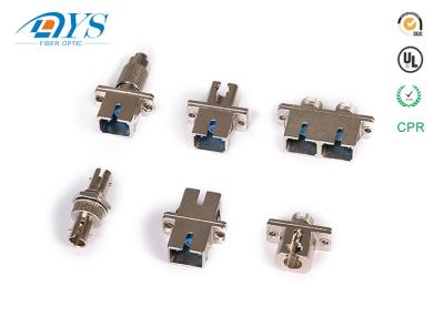 China Fiber Optic female to male FC to SC hybrid Fiber Optic Adapter Free-hanging or panel-mount design for sale