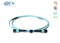 China 8 12 24 Fiber Plenum MPO/MTP Trunk Cable OM3 OM4 12 Fiber 24 Fiber 100G for sale