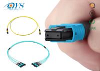 China 8 12 24 Fiber Plenum MPO/MTP Trunk Cable OM3 OM4 12 Fiber 24 Fiber 100G for sale