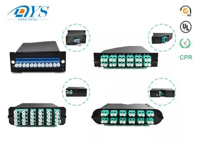 China 12 24 36 Cores Fiber Optic MTP MPO LGX Cassette Module Ultra Elite Adapter Cassette for sale