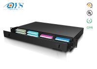 China 1U 2U 3U 4U MPO MTP Patch Panel Rack Mount Fiber Optic Management Cassette for sale