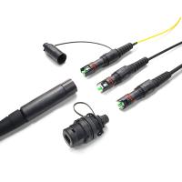 China H Optic Connector OptiTap 1 Fiber Single-Tube Outdoor Jumper Fiber Optic Cable Assembly for sale