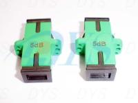 China Duplex SC 1 - 20dB Fiber Optic Attenuator Green For EDFA for sale