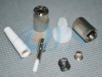 China Telecom Network Optical Fiber Connectors FC Single-Mode with Ceramic Ferrules for sale