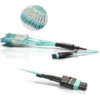 China 8f 12f 24f Singlemode Multimode MPO/MTP To LC MPO Breakout Cable for sale