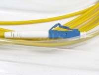 China Singlemode Connectorized Optical Fiber Splitter LC/UPC 1x4 PLC Planar Lightwave Circuit for sale