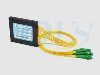 China 1*8 PLC Fiber Optic Splitter High Density Excellent Uniformity For FTTH Use for sale