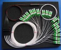 China High Perforance Optical Fiber Splitter , 1x32 Fiber Optic PLC Splitter for sale