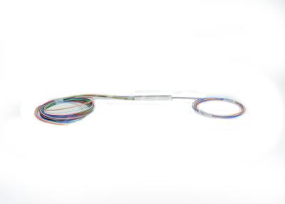China 2*8 PLC Coupler Optical Fiber Splitter Dual Window Wide Operation Wavelength for sale