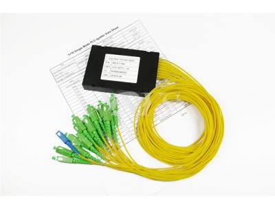 China Splitter optic 1x16 plc, sc/upc input and sc/apc output for sale