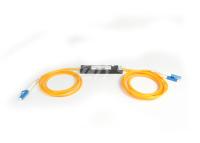 China 1 x 2 PLC Optical Fiber Splitter LC / UPC Connector , Wide Operation Wavelength for sale