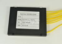 China FC/APC Fiber Optic 1x8 PLC splitter, plastic ABS box packing 1260/1650 for sale