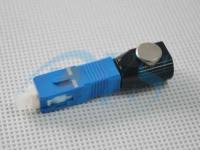 China FC / SC Plastic / Metal Fiber Optic Adapter Ceramic Sleeve For Network Project for sale