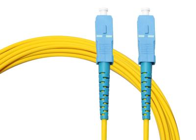 China 9/125 Duplex SC/UPC-SC/UPC Fiber Optic Patch Cables Single Mode for sale