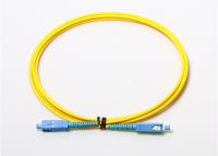 China 9/125 Duplex SC/UPC-SC/UPC Fiber Optic Patch Cables Single Mode for sale