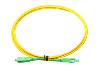 China DYS SC/APC-SC/UPC SM Simplex PVC 1.5m Optical Fiber Patch Cord for sale