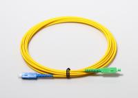 China DYS SC/APC-SC/UPC SM Simplex PVC 1.5m Optical Fiber Patch Cord for sale