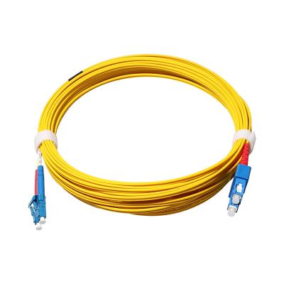 China LC/UPC To SC/UPC 9/125um SC LC Fiber Patch Cord for sale