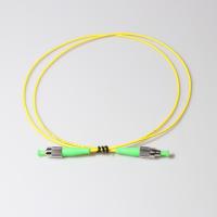 China FC APC Single Mode Duplex 9/125um Optical Fiber Patch Cord for sale