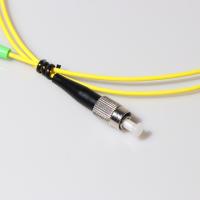 China FC APC Single Mode Duplex 9/125um Optical Fiber Patch Cord for sale
