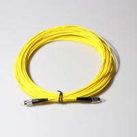 China FC APC Single Mode Duplex 9/125um Optical Fiber Patch Cord for sale