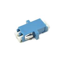 China Lc To Lc PC MM SM Simplex Duplex Quad Flangeless Fiber Optic Adapter for sale