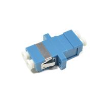 China Lc To Lc PC MM SM Simplex Duplex Quad Flangeless Fiber Optic Adapter for sale