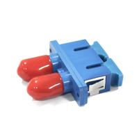 China SC-ST SM SX Duplex Optical Fibra Hybrid Fiber Optic Adapter for sale