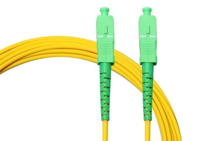 China SC/APC To SC/APC 3m Simplex LSZH Sfp Optical Fiber Patch Cord for sale